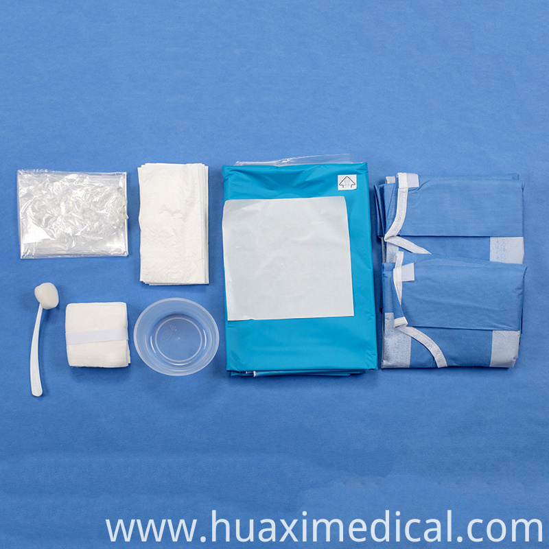 Disposable Sterile Surgical Caesarean Pack C-section Set China Manufacturer